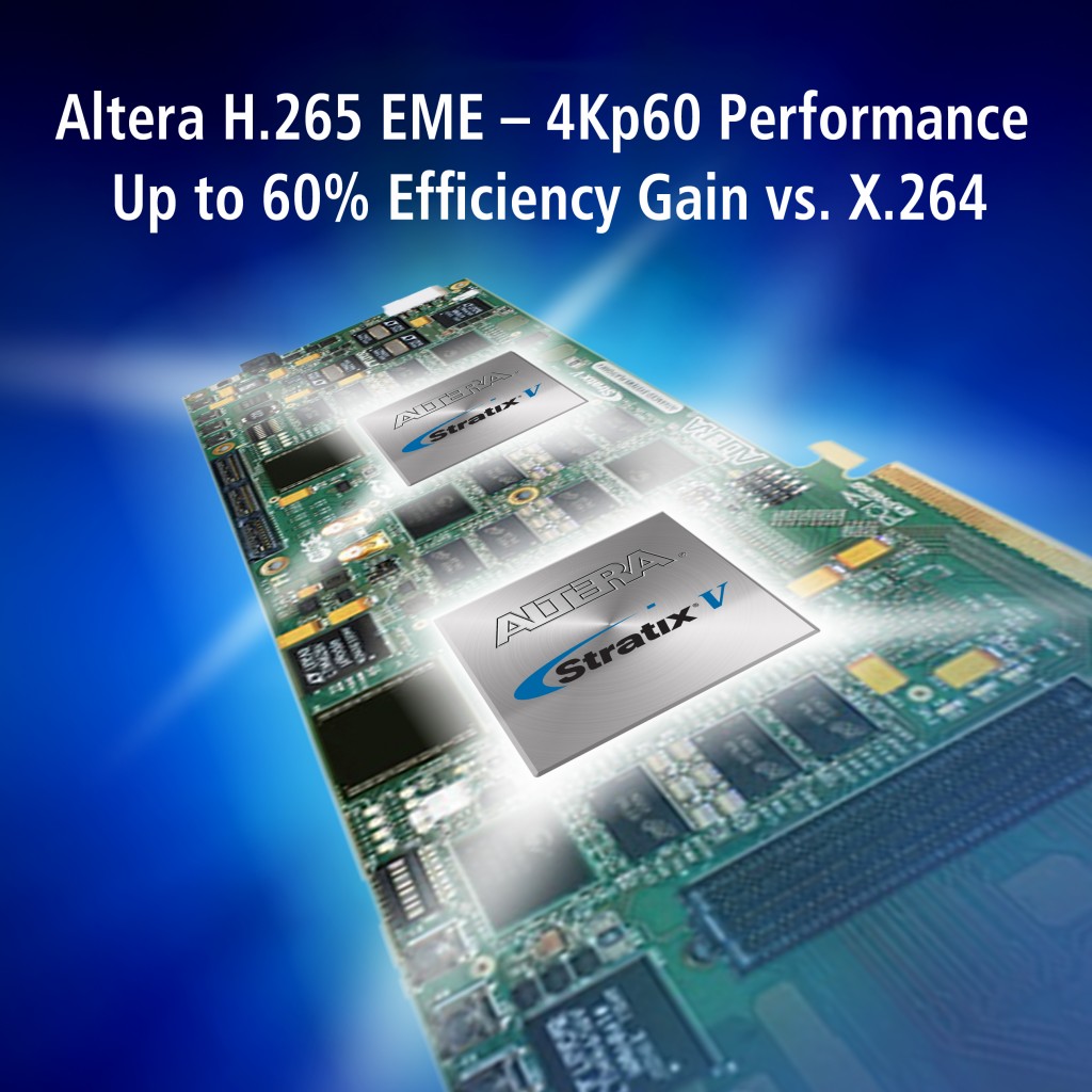 Altera H.265 4Kp60 Video Encoding selected by Harmonic - Electronics Maker