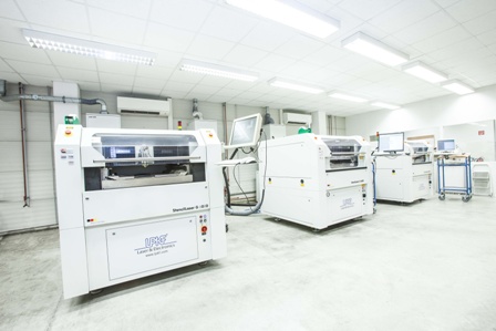 Keeping openings in SMD stencils precisely positioned more efficiently ...