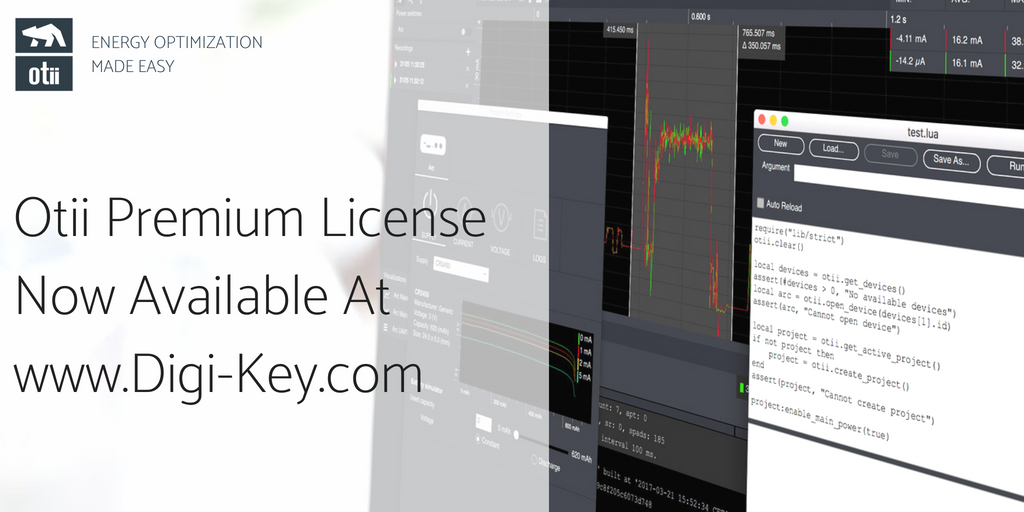 Qoitech’s Premium software for Otii now available from Digi-Key - Electronics Maker
