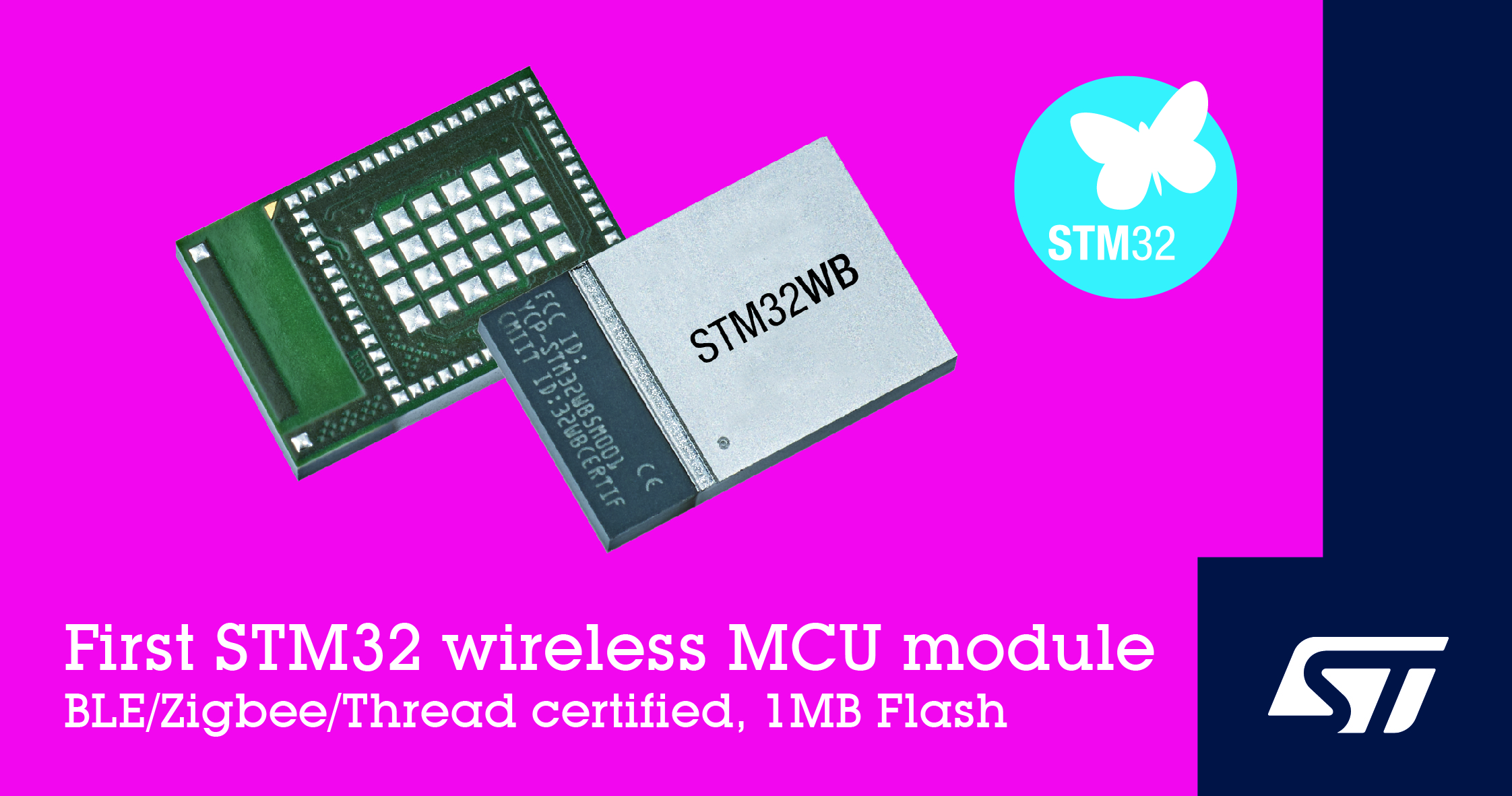 Stmicroelectronics Boosts Iot Design Productivity With First Stm32 Wireless Microcontroller
