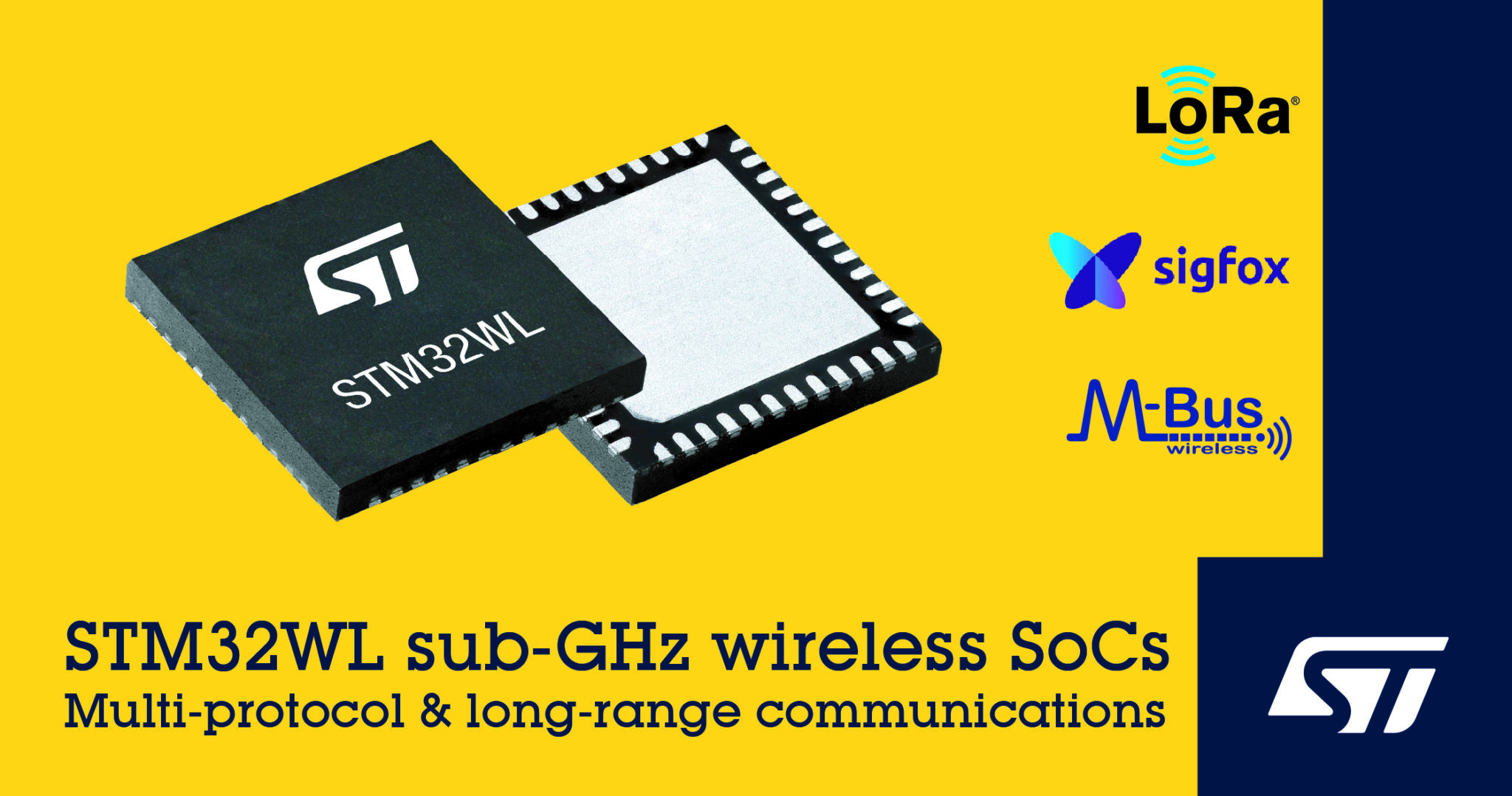 STMicroelectronics Announces Availability of STM32WL LoRa-Compatible ...