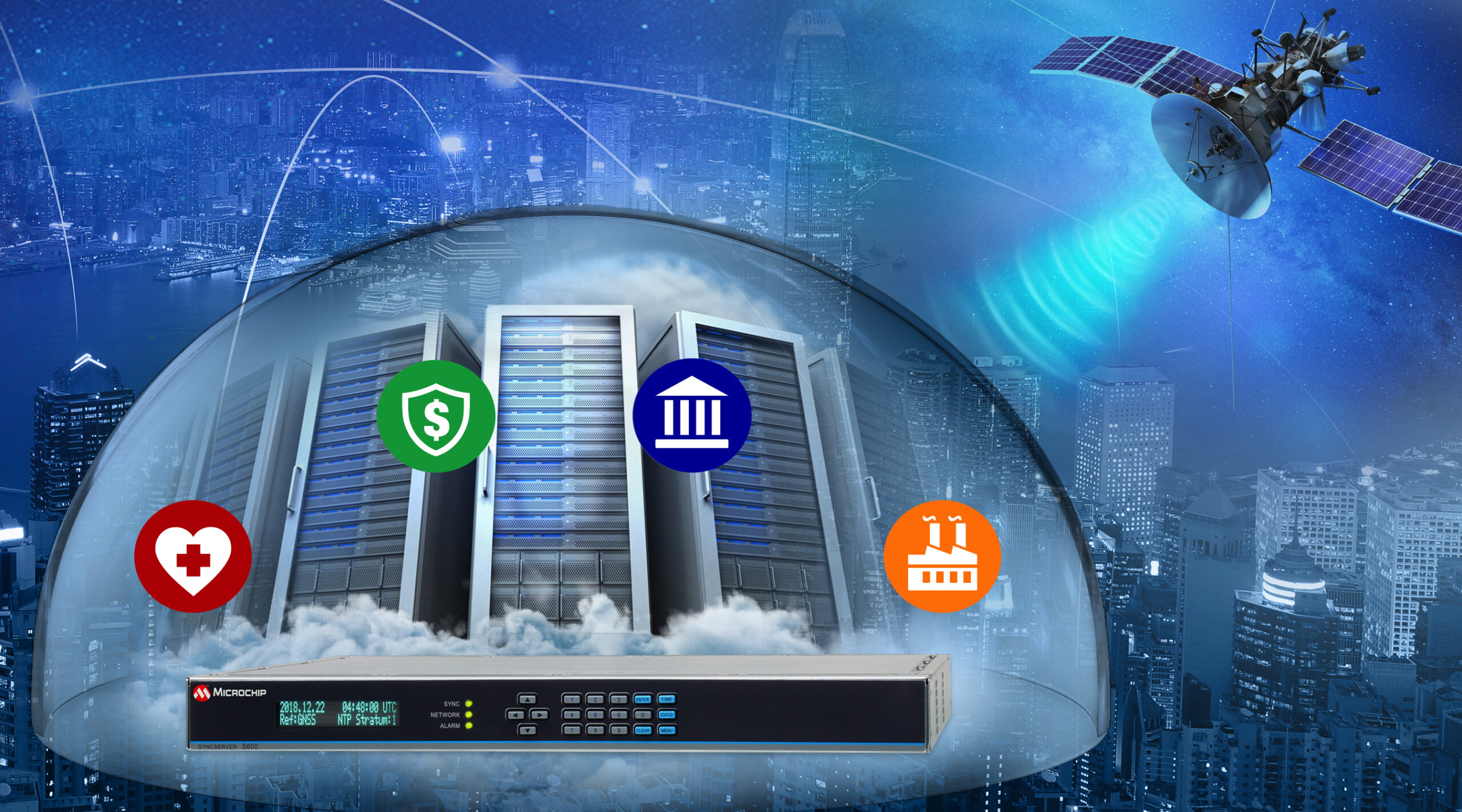 Microchip’s SyncServer S600 Series Time Server Now Defends Against GPS ... Microchip’s SyncServer S600 Series Time Server Now Defends Against GPS ...