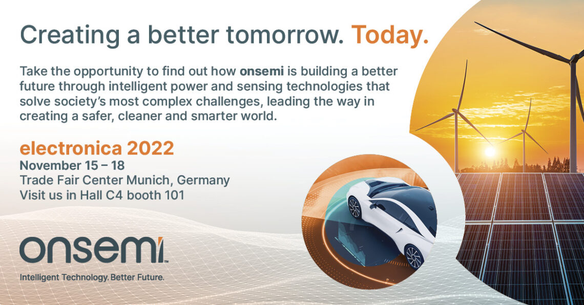 onsemi to Demo Multiple Innovative Technologies at electronica 2022 ...