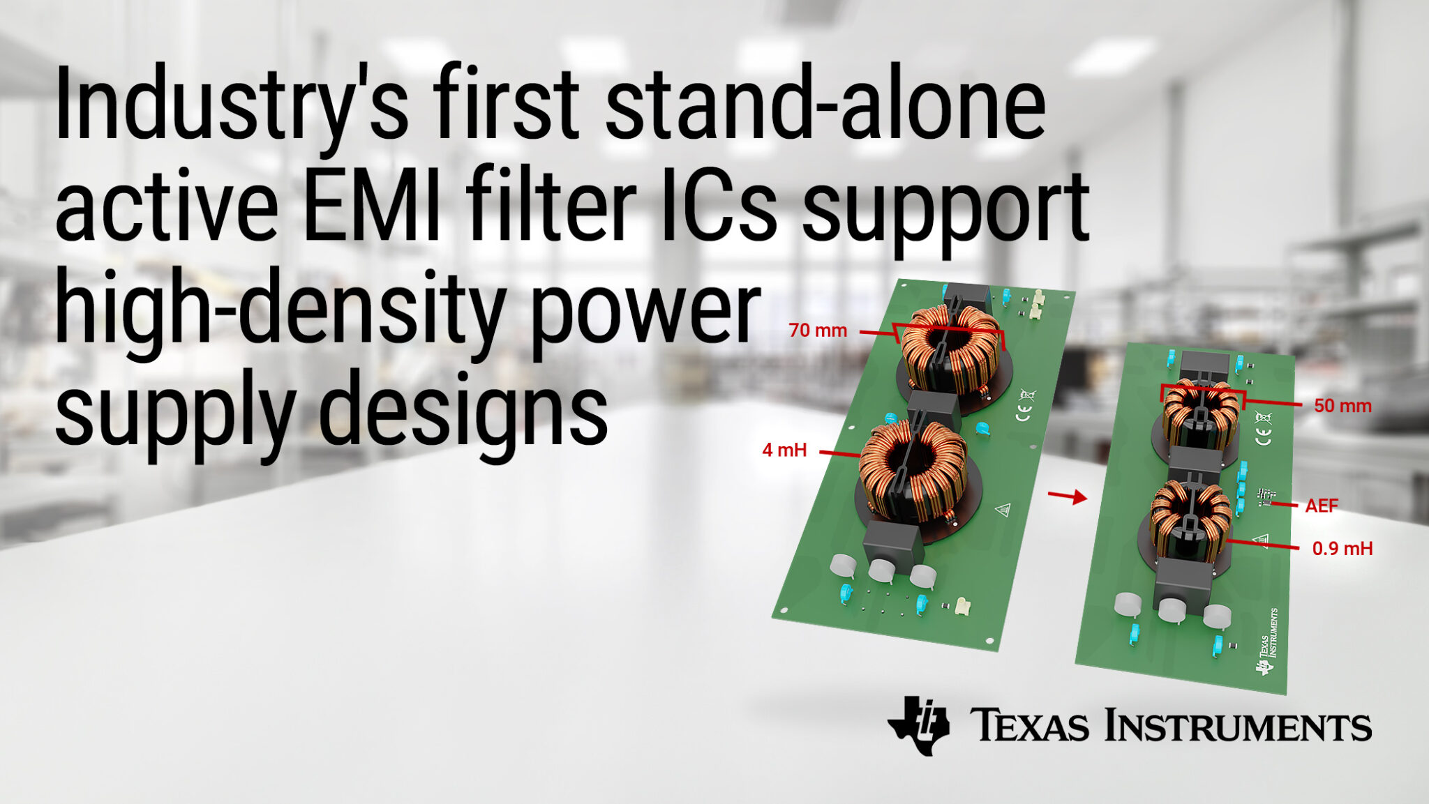 TI pioneers the industry's first stand-alone active EMI filter ICs ...