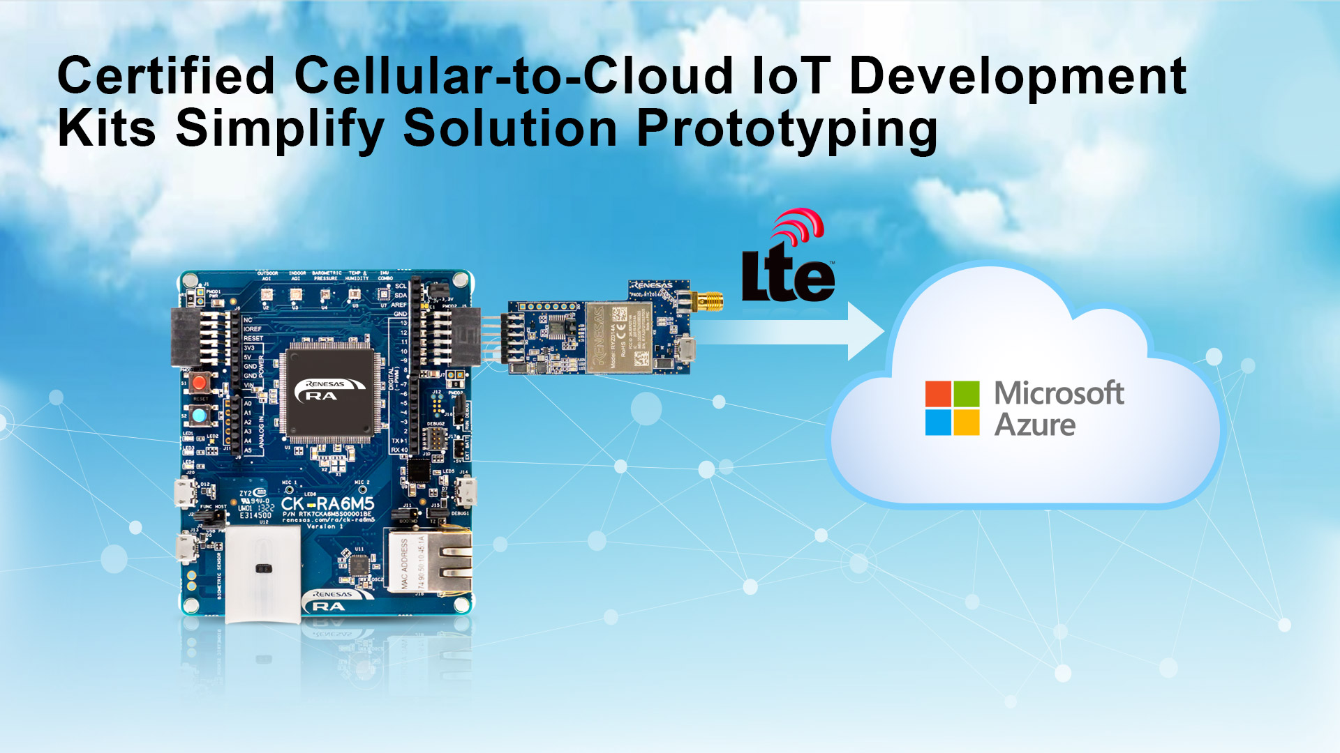 Renesas Cellular-to-Cloud Development Kits Now Connect Seamlessly to Microsoft Azure Cloud ...