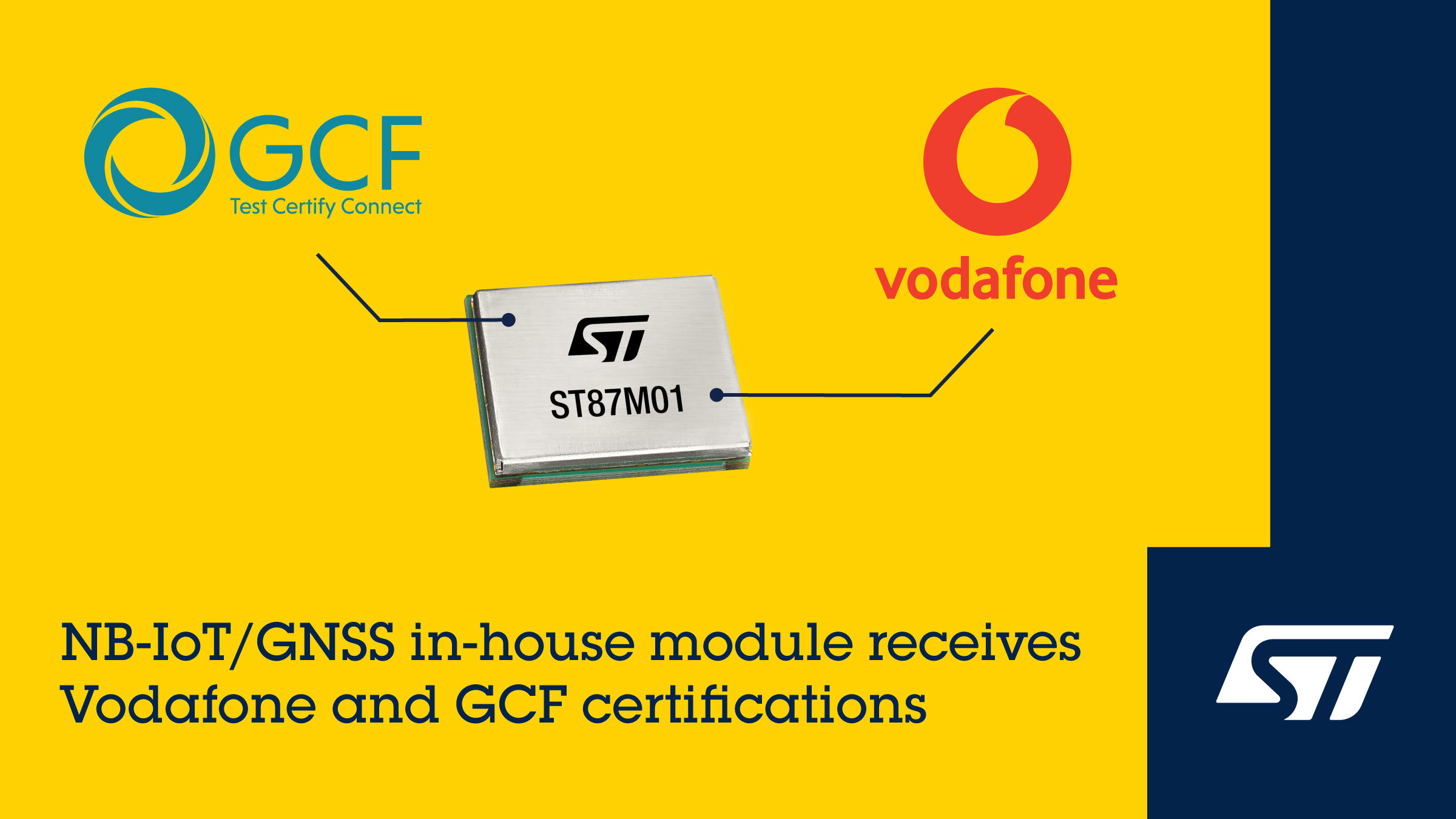 STMicroelectronics achieves Vodafone NB-IoT certification for location ... STMicroelectronics achieves Vodafone NB-IoT certification for location ...